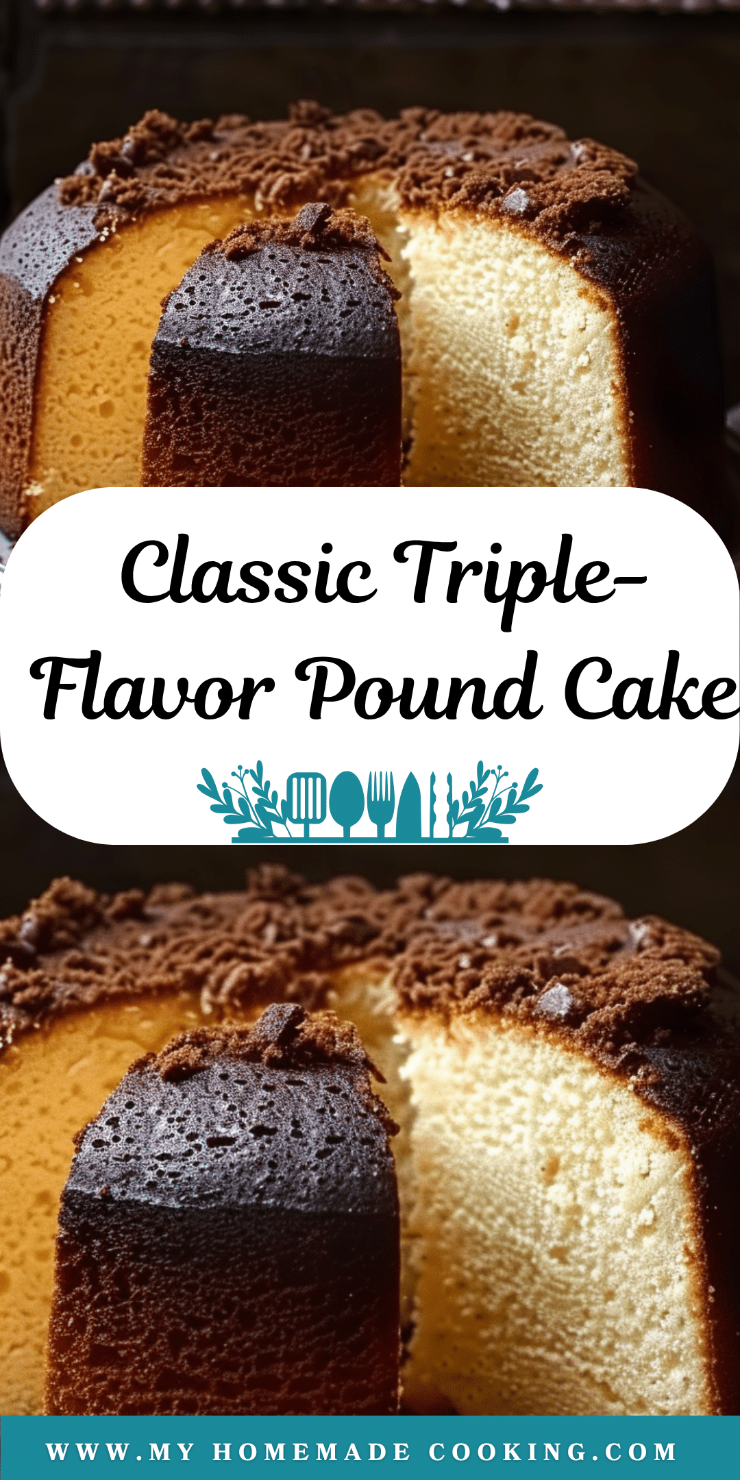 Classic Triple-Flavor Pound Cake | My Homemade Cooking