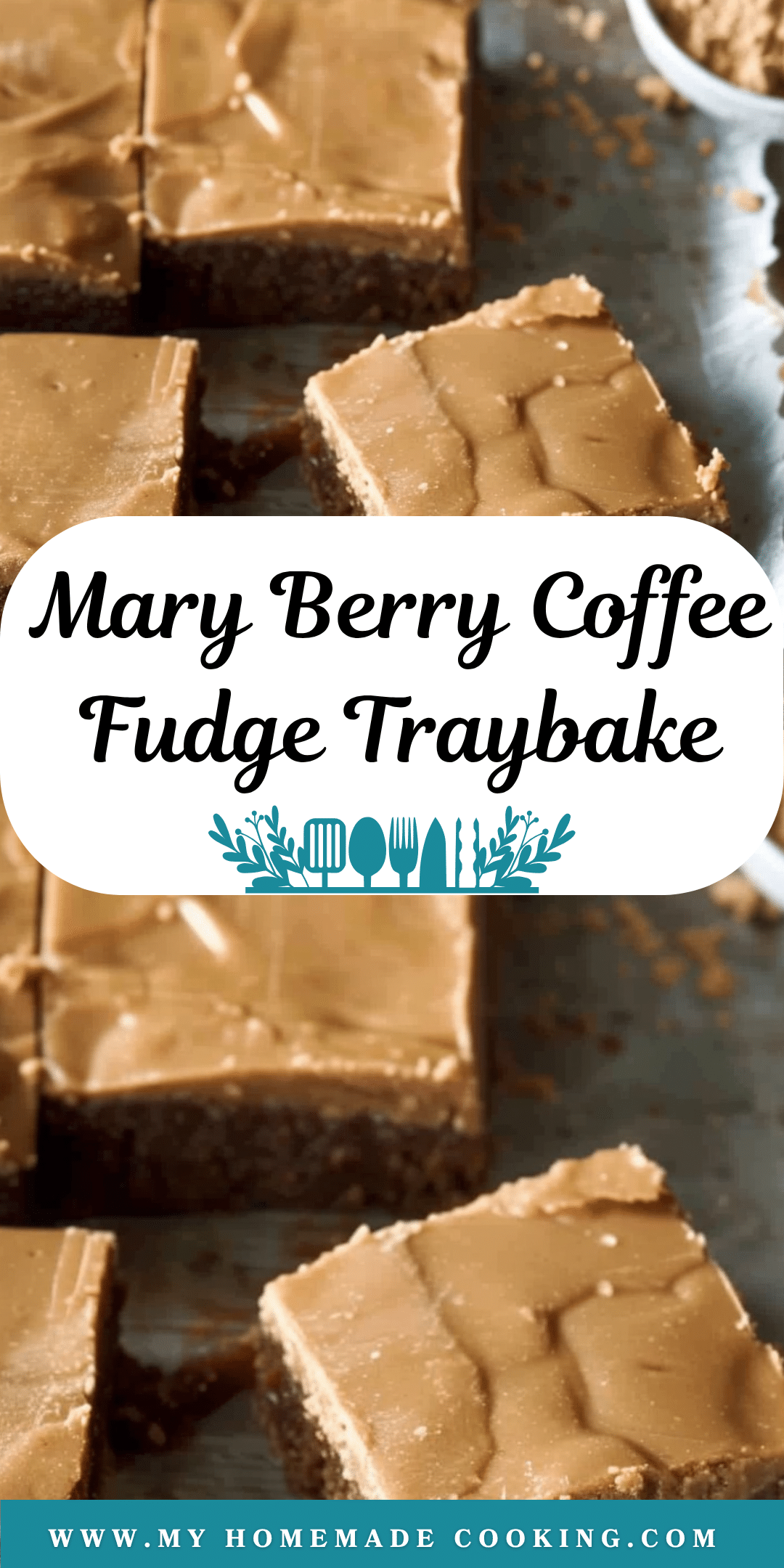Mary Berry Coffee Fudge Traybake | My Homemade Cooking