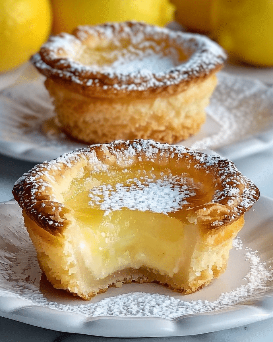 Baby Lemon Impossible Pies | My Homemade Cooking