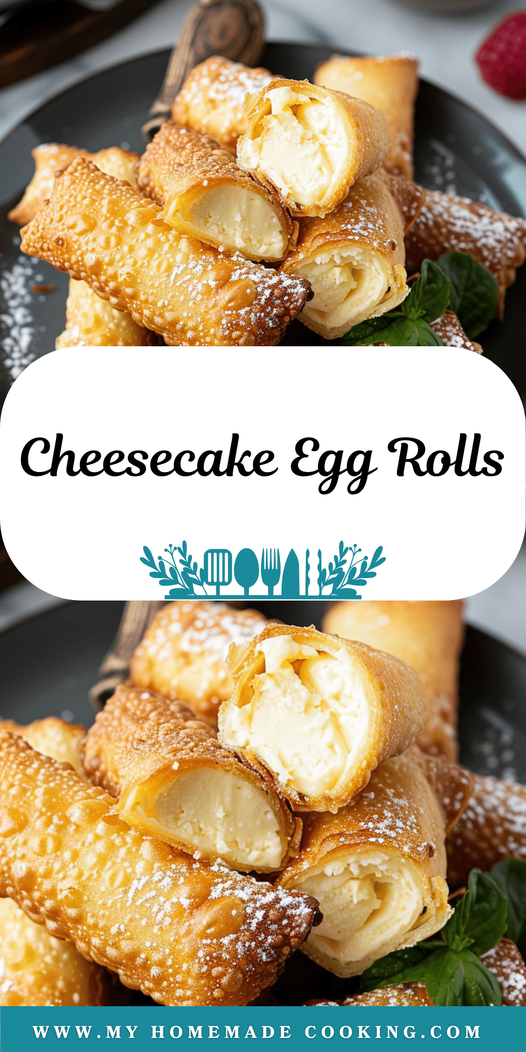 Cheesecake Egg Rolls | My Homemade Cooking