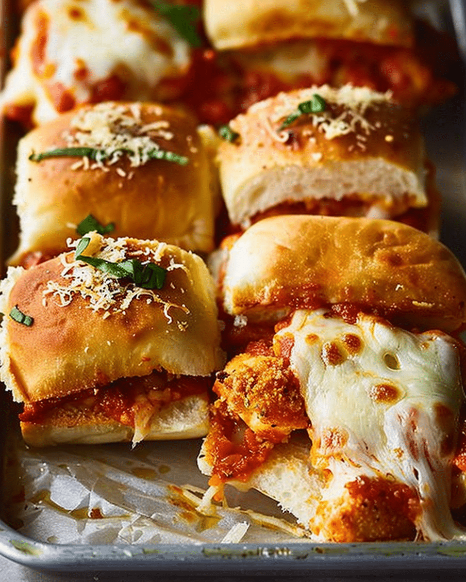 Chicken Parm Sliders | My Homemade Cooking