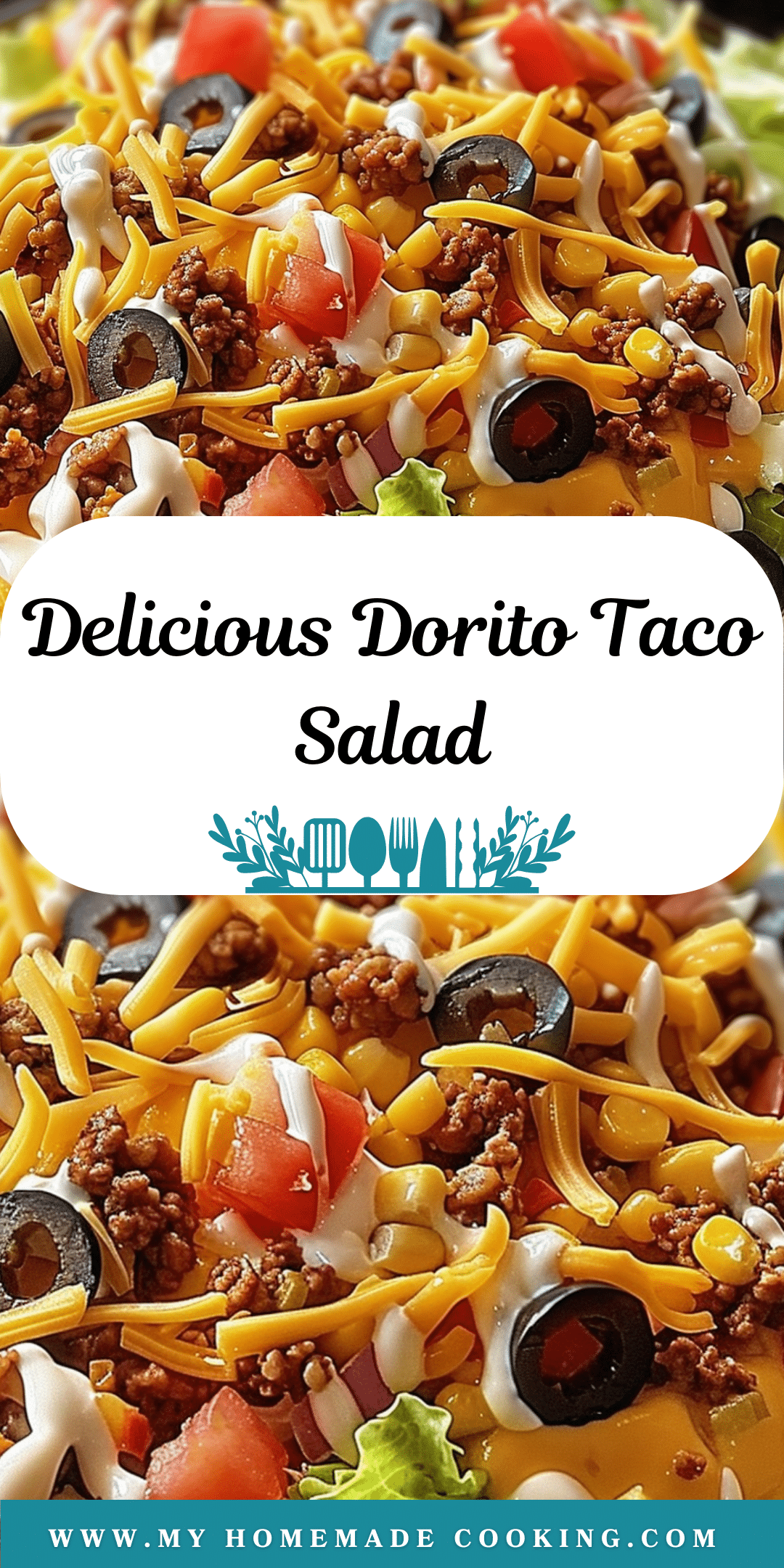 Delicious Dorito Taco Salad | My Homemade Cooking
