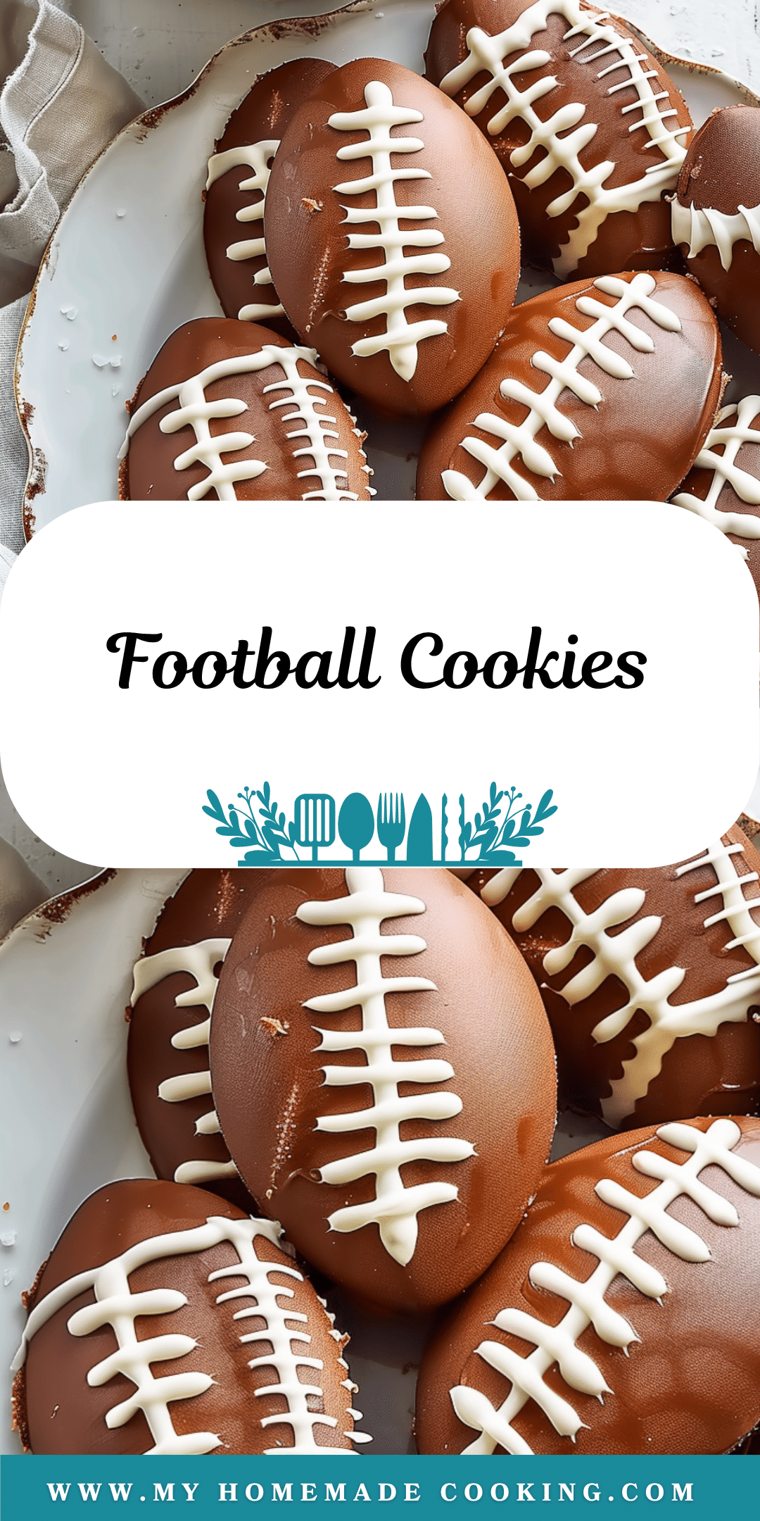 Football Cookies | My Homemade Cooking