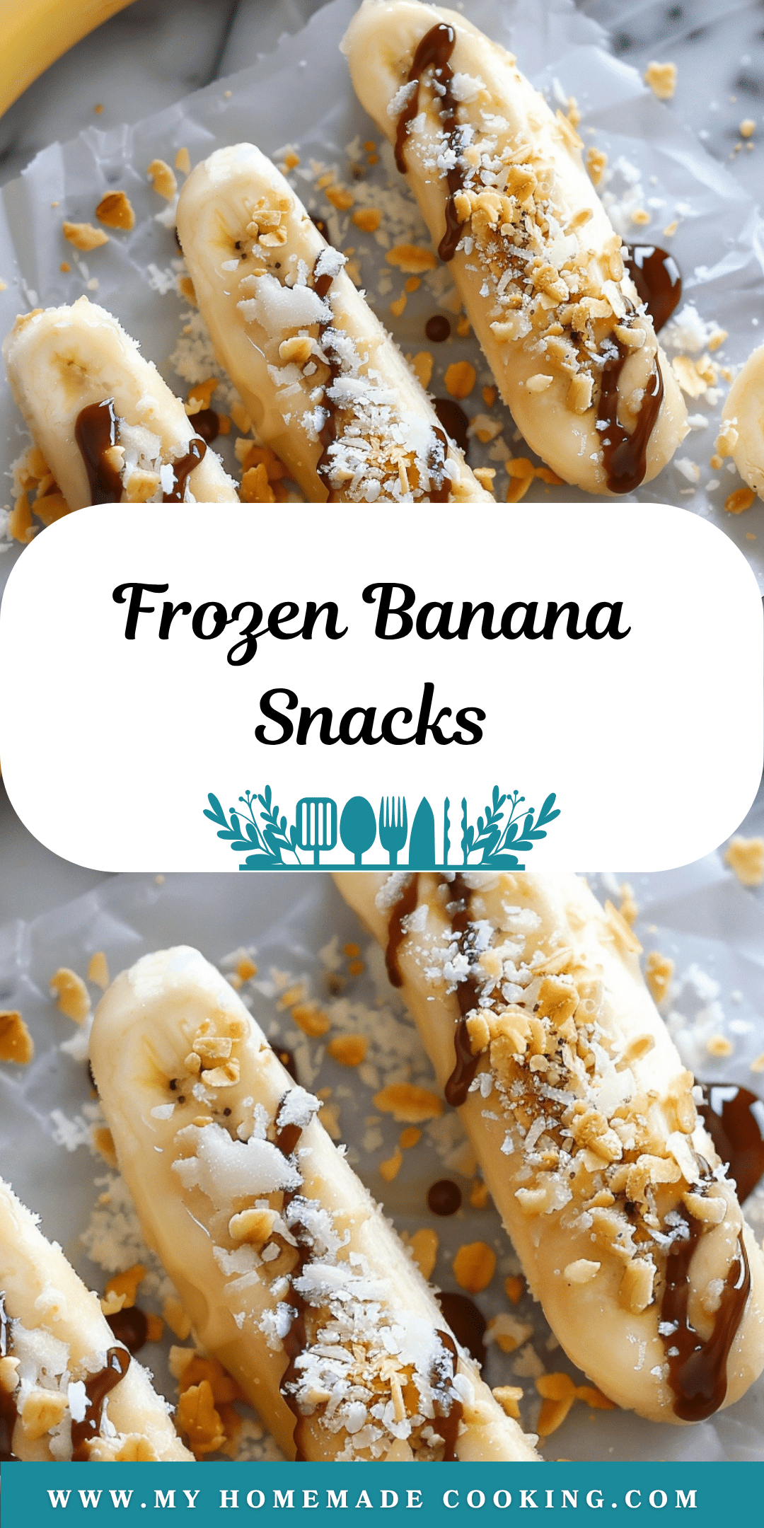 Frozen Banana Snacks | My Homemade Cooking