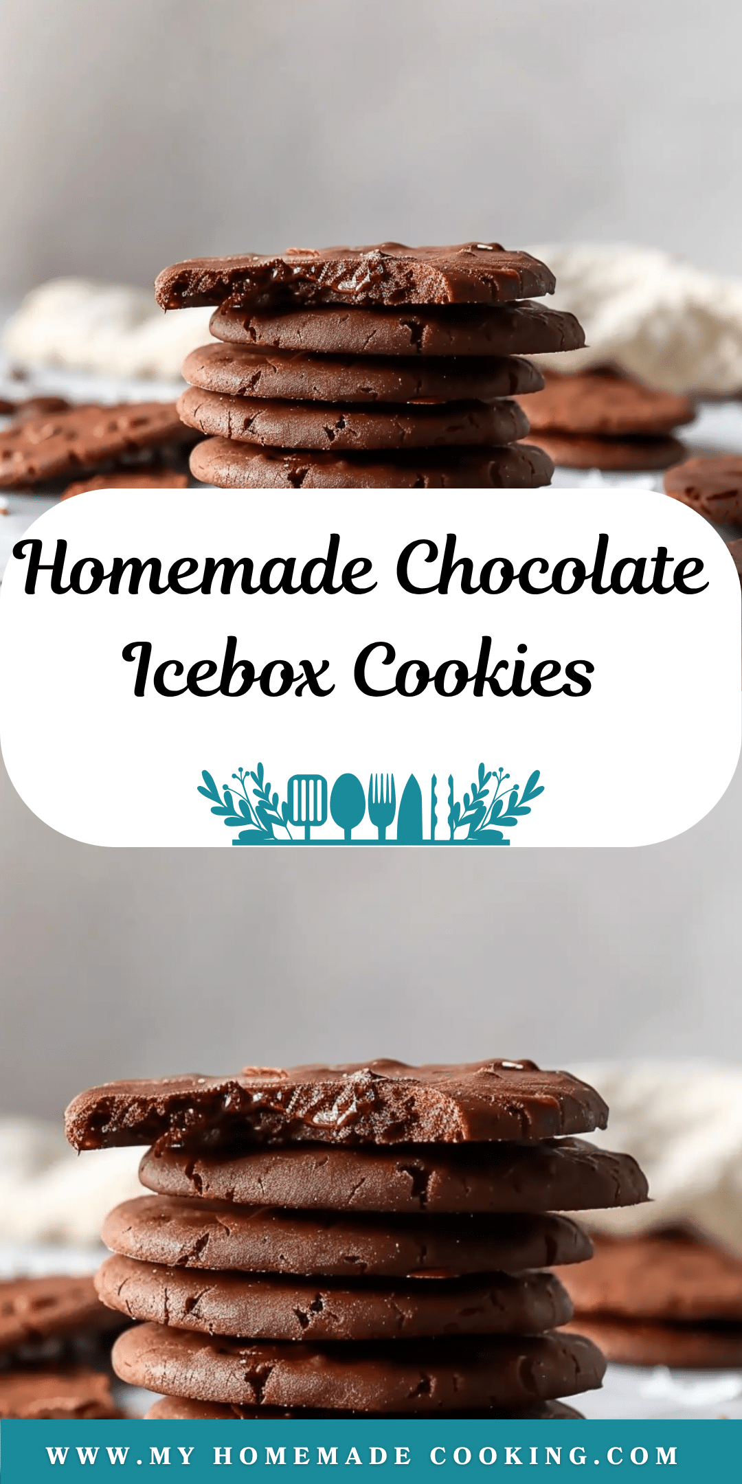 Homemade Chocolate Icebox Cookies | My Homemade Cooking