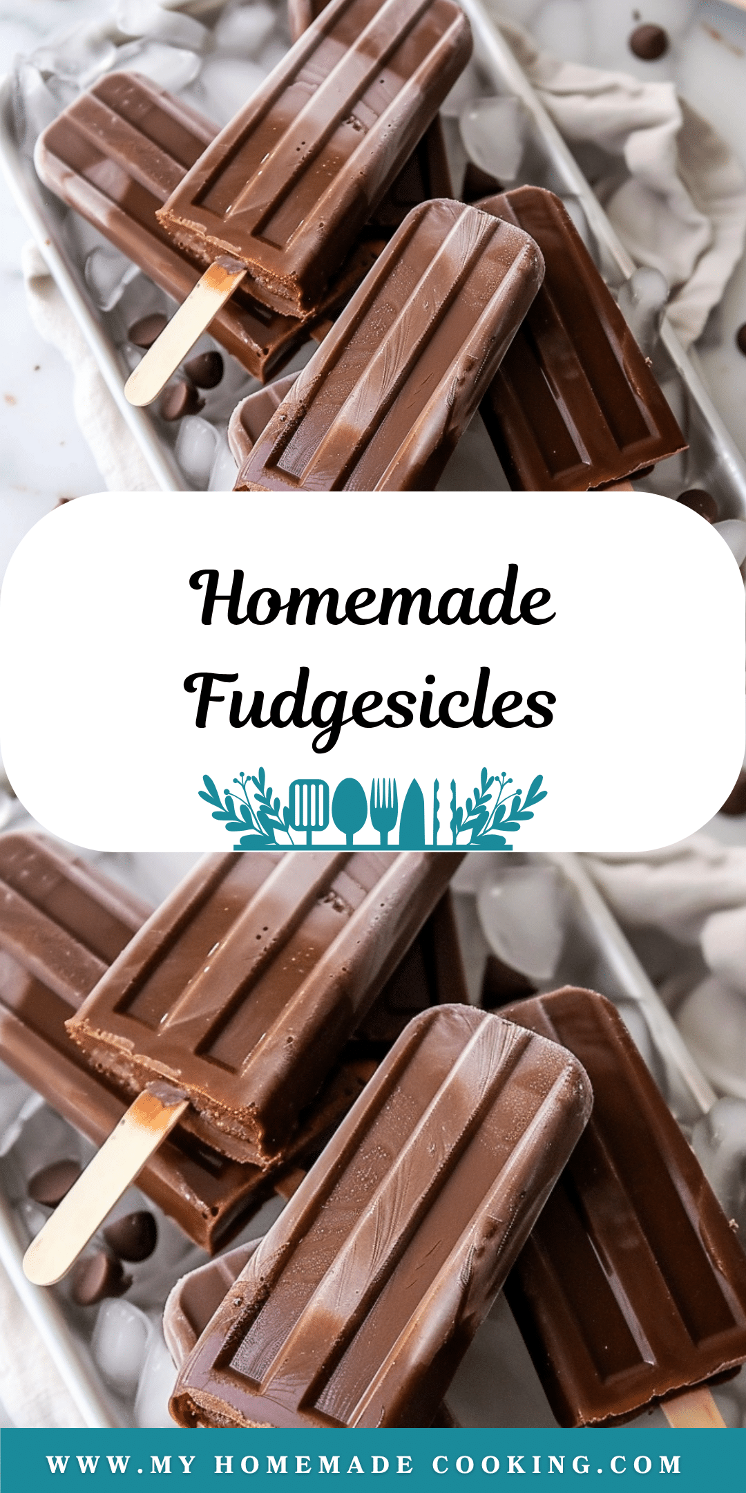 Homemade Fudgesicles | My Homemade Cooking