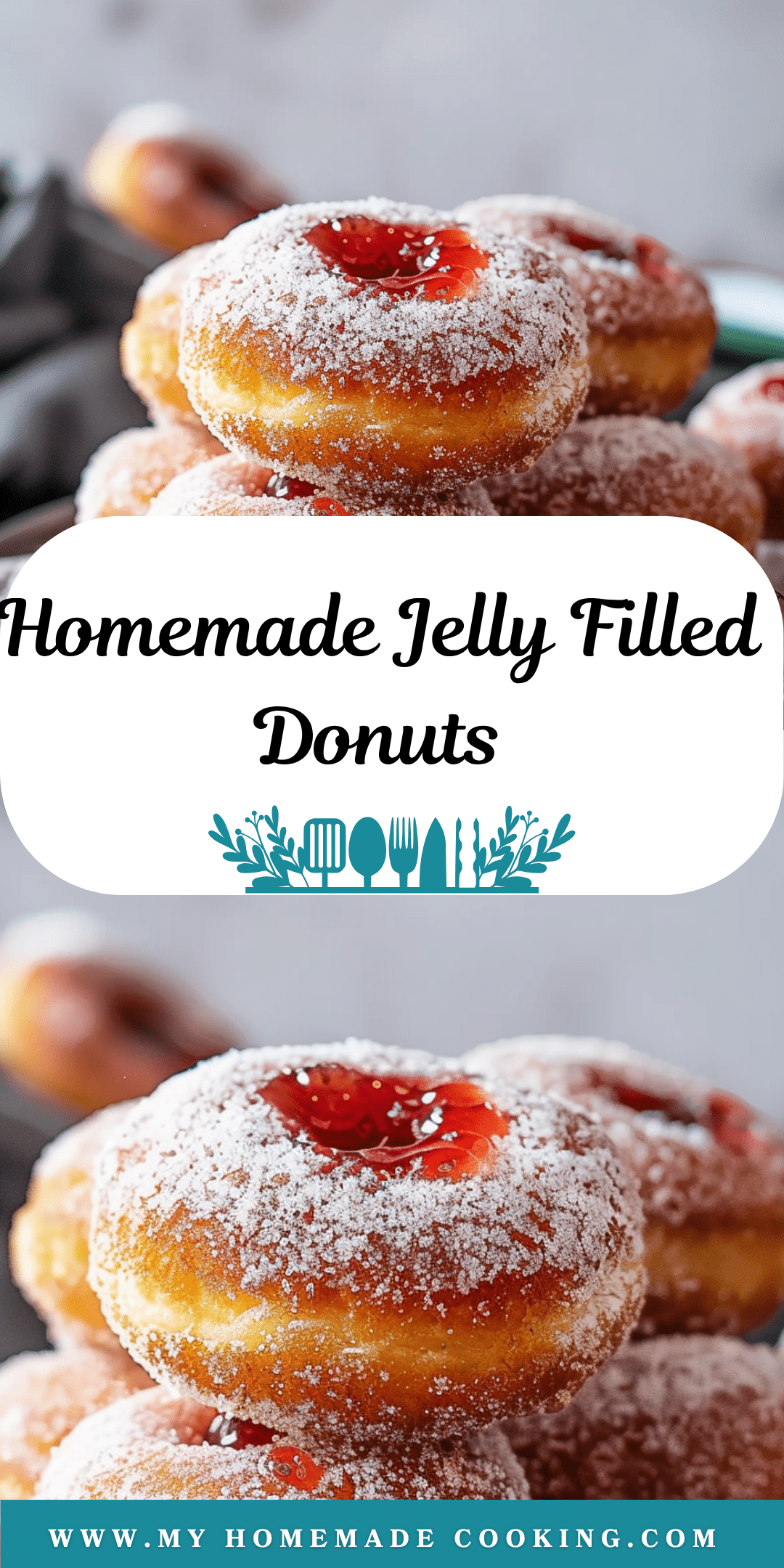 Homemade Jelly Filled Donuts | My Homemade Cooking