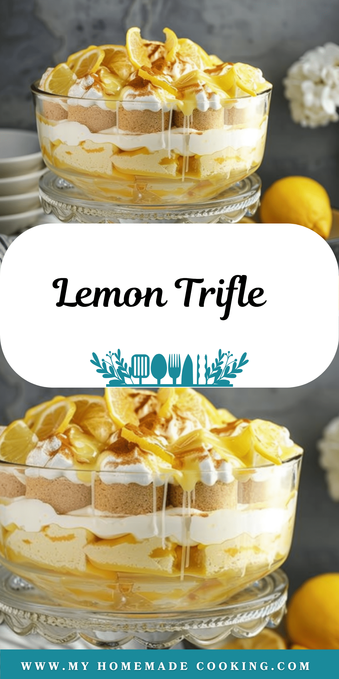 Lemon Trifle | My Homemade Cooking