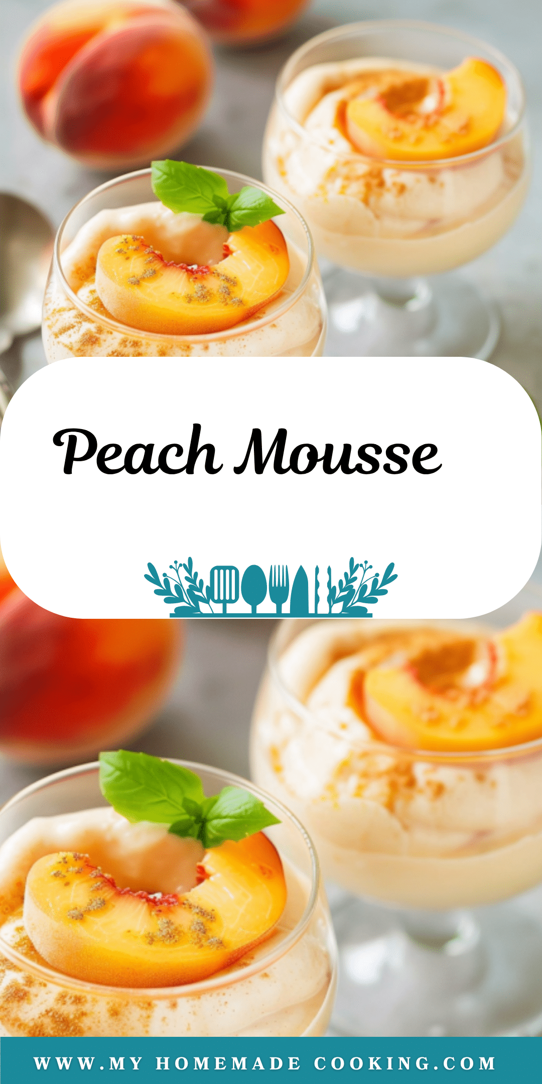 Peach Mousse | My Homemade Cooking