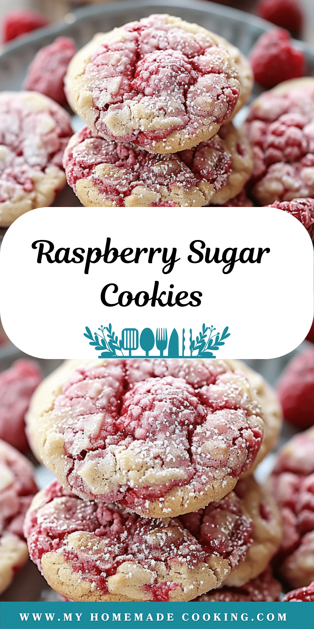 Raspberry Sugar Cookies | My Homemade Cooking