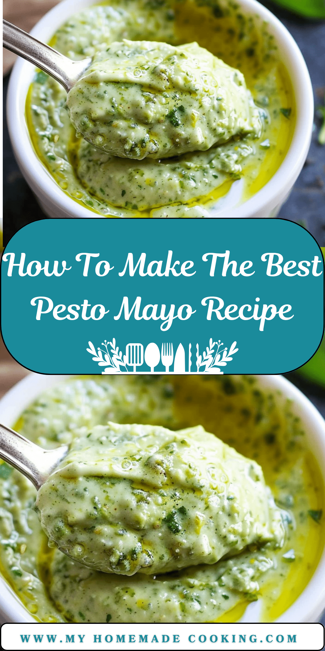 How To Make Pesto Mayo | My Homemade Cooking