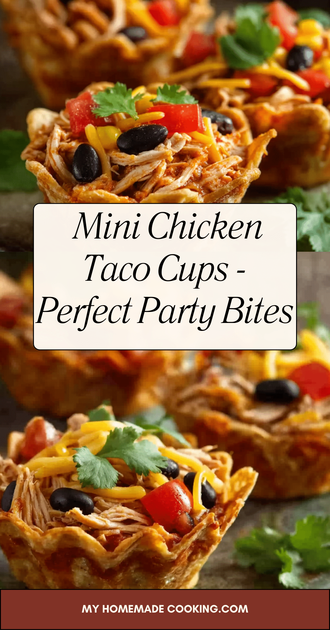 Mini Chicken Taco Cups - Irresistible Hand-held Bites