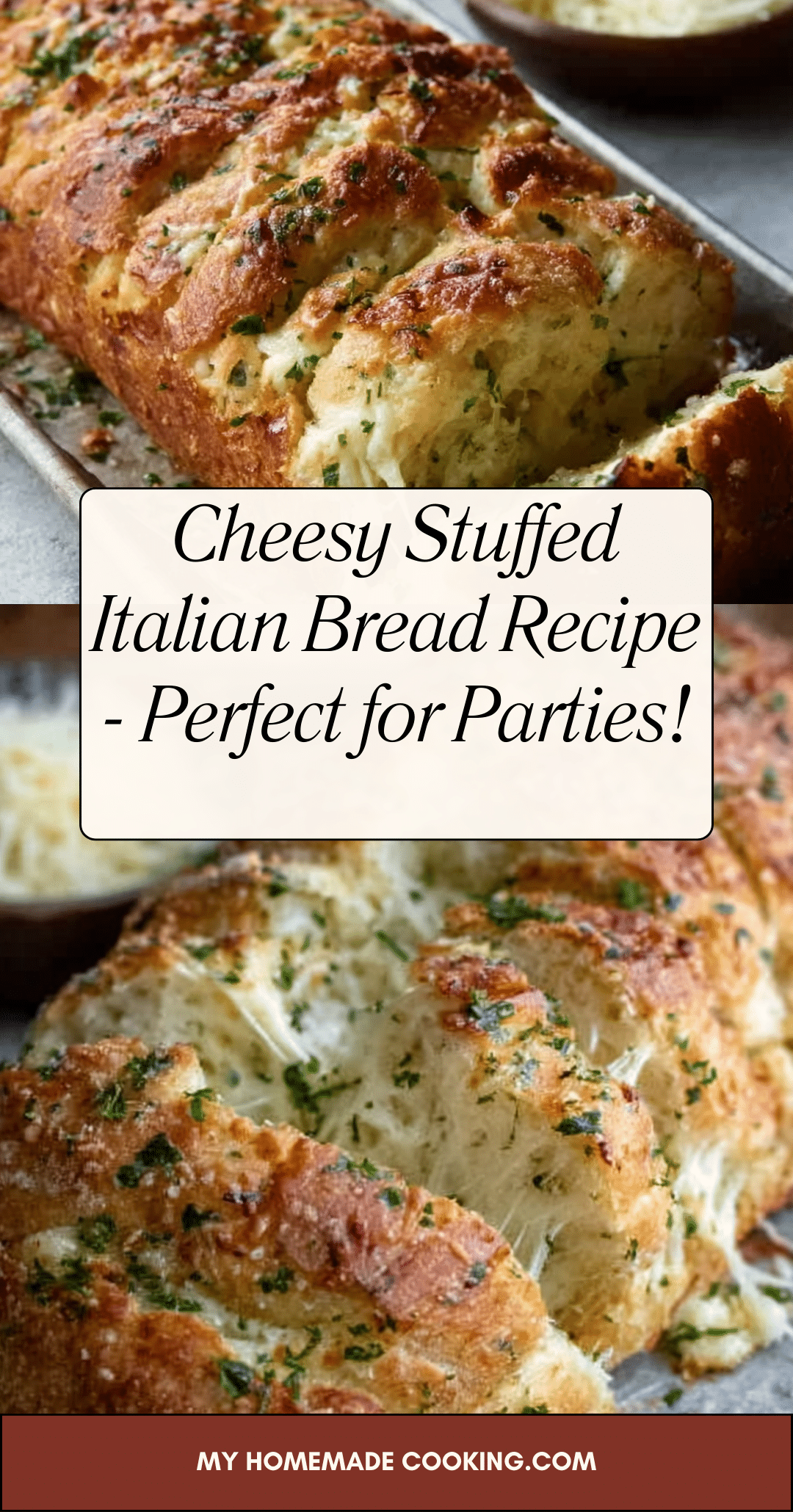 Stuffed Italian Bread Recipe - Irresistible Italian Cheeses & Savory ...