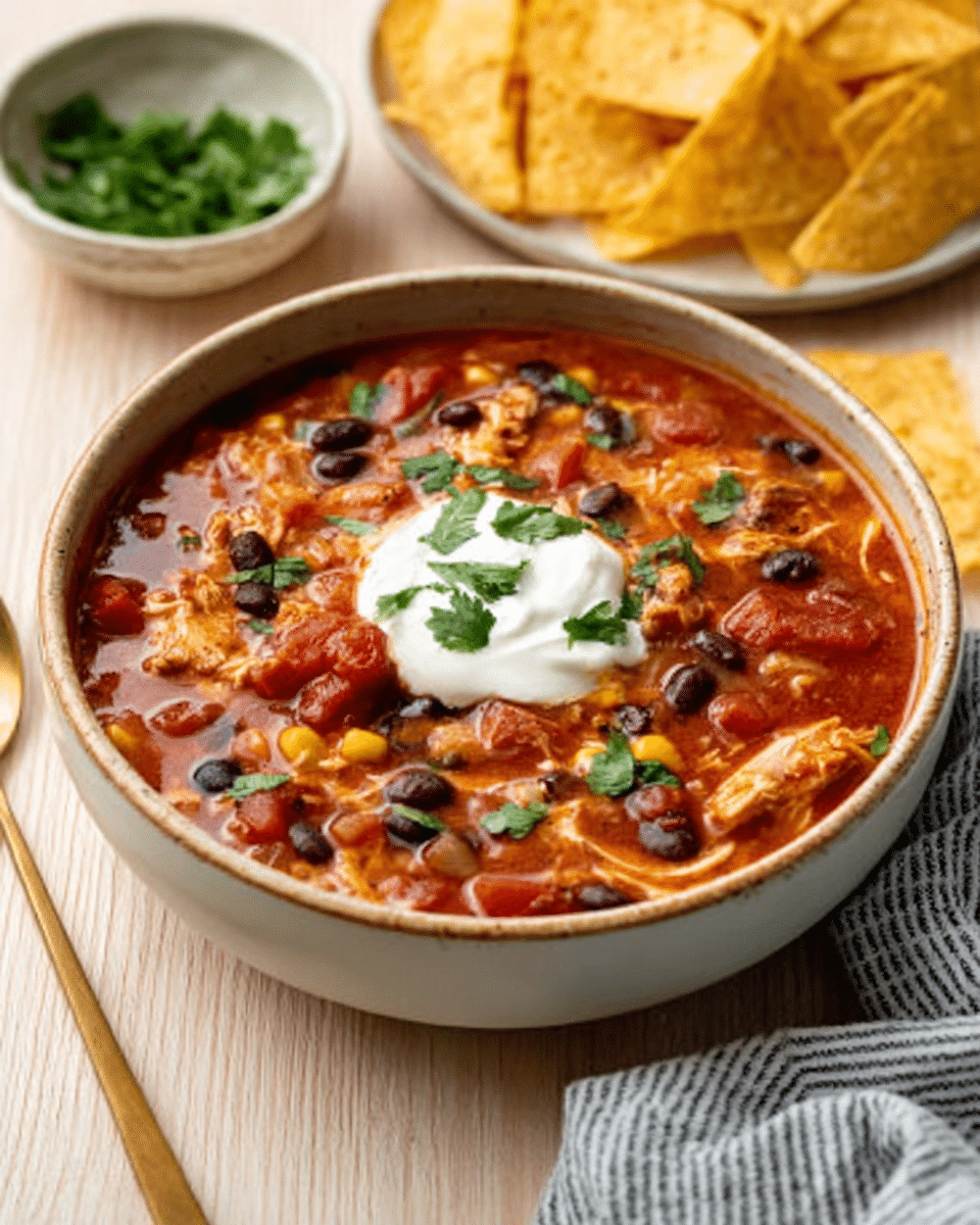 Chicken Chili Soup Recipe: Cozy Tex-Mex Delight