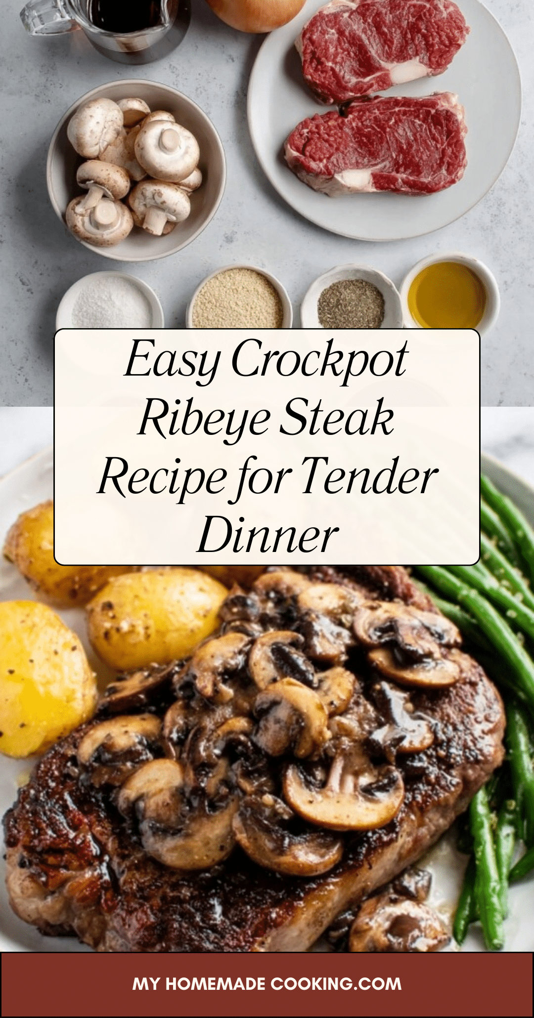 Ribeye Steak in Crockpot – Juicy & Tender Slow Cooker Recipe