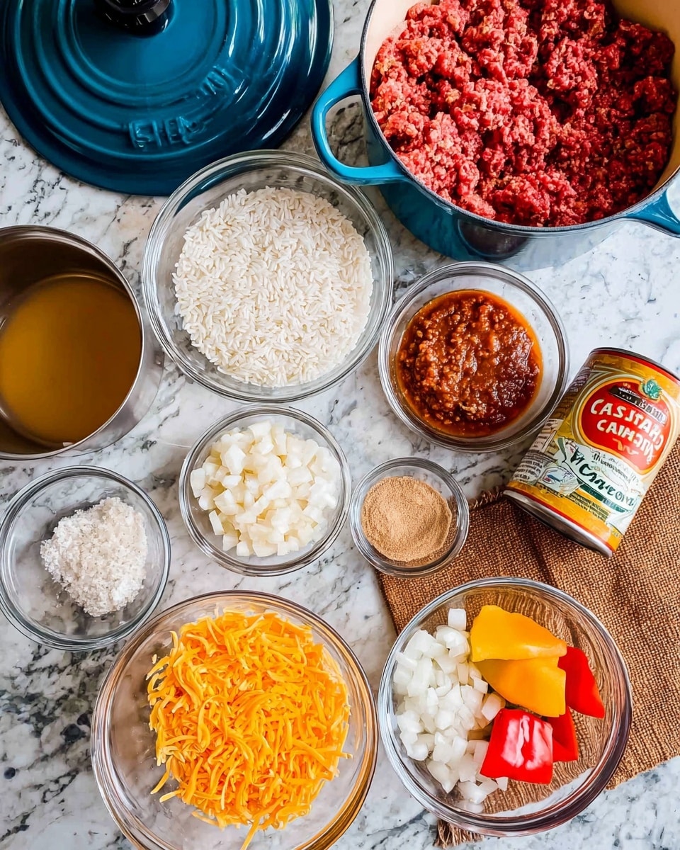 Beef Taco Skillet with Rice – Quick & Flavorful Mexican Dinner