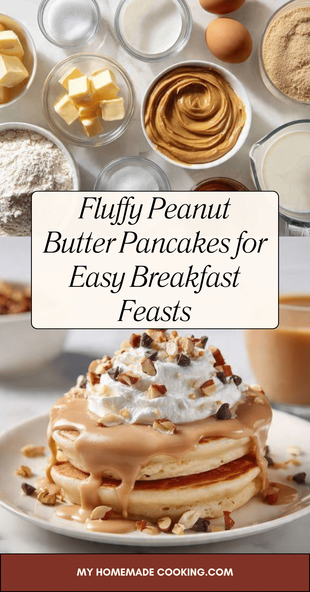 Peanut Butter Pancakes: Fluffy & Nutty Breakfast Delight