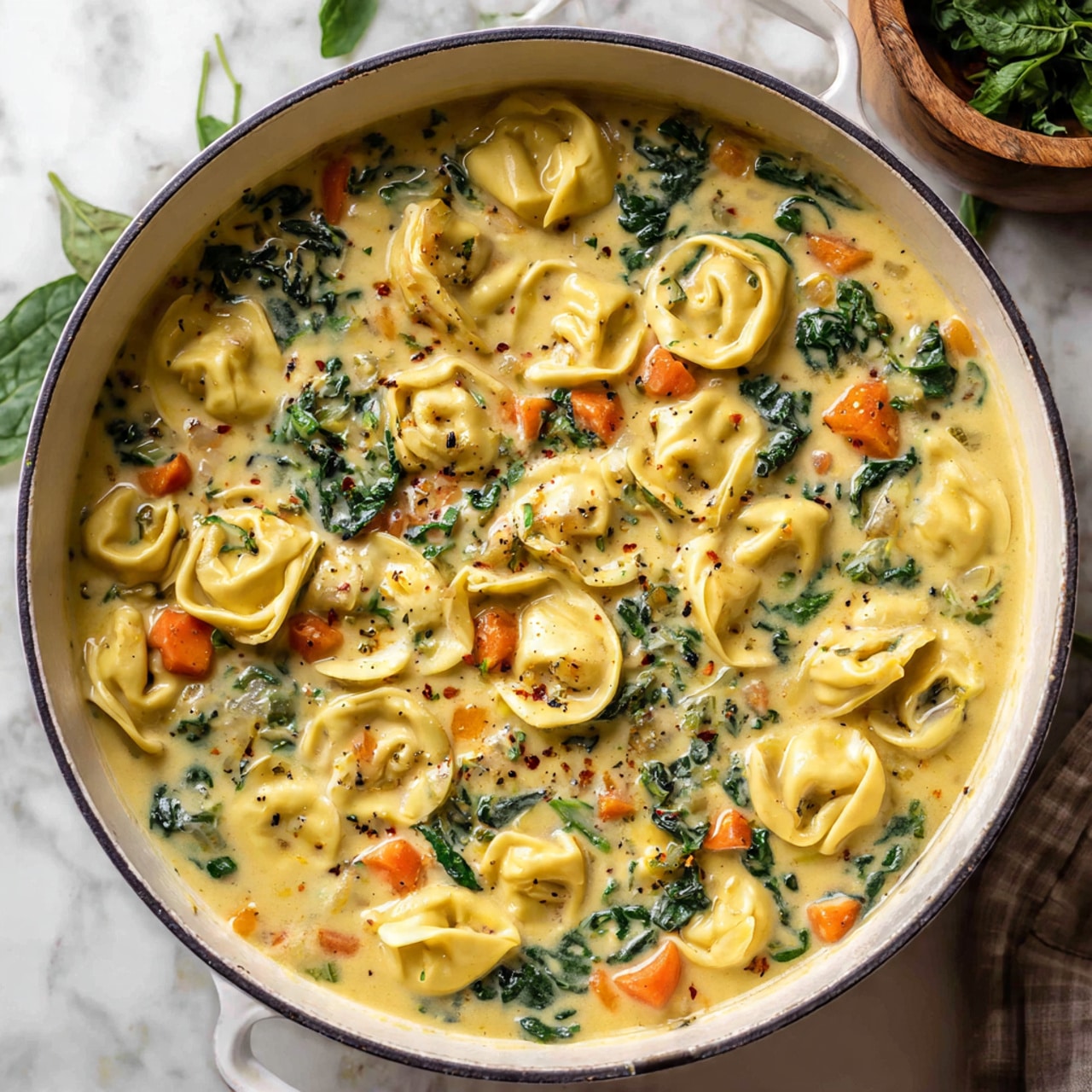 Creamy Chicken Tortellini Soup Recipe | Cozy & Delicious