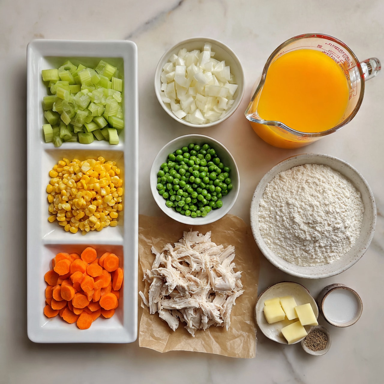 Creamy Chicken Pot Pie Soup - Warm & Hearty Comfort Food