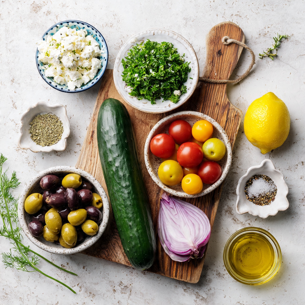 Mediterranean Cucumber Tomato Salad: Fresh & Vibrant