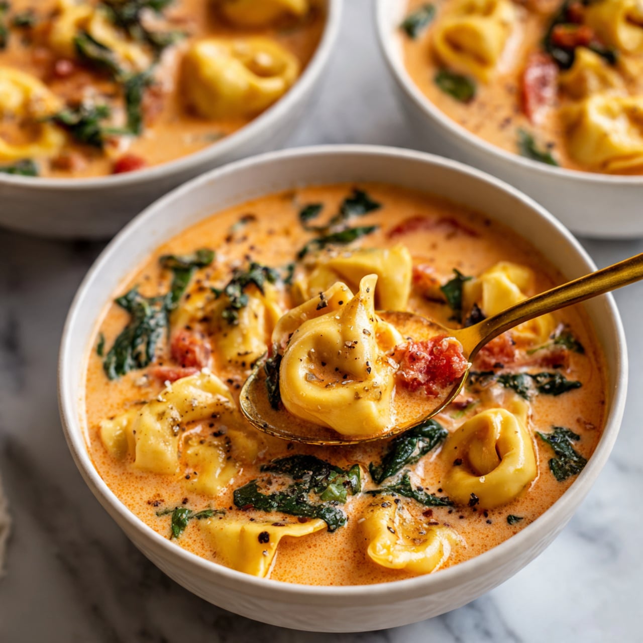 Creamy Chicken Tortellini Soup Recipe | Cozy & Delicious